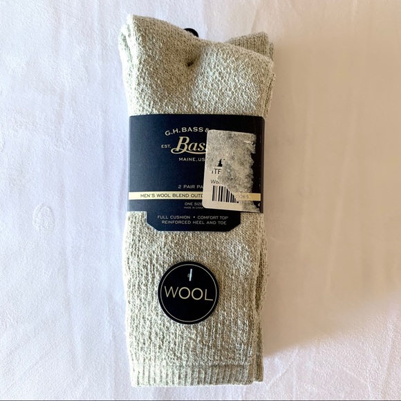 G.H. Bass & Co. | Underwear & Socks | Set Of 2 Bass Mens Wool Blend ...